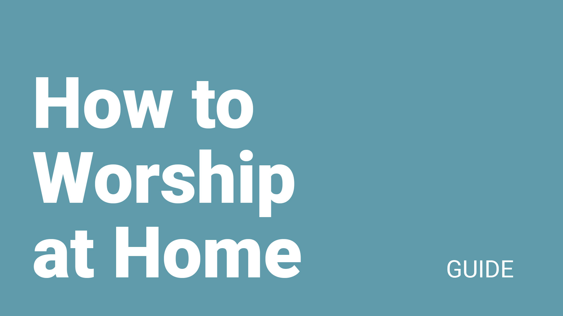 Worship at Home – Welcome to Grace Church - Erie PA